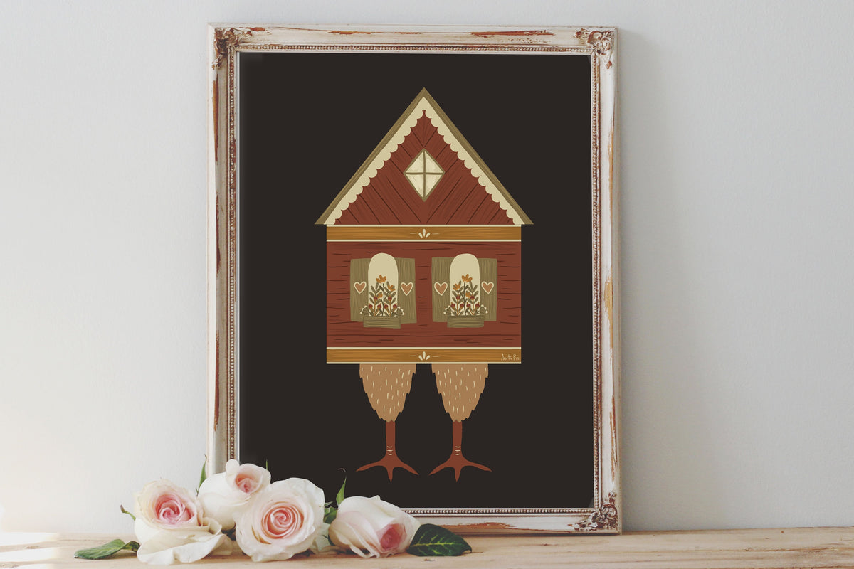 House of Baba Yaga Art Print – anetteprs