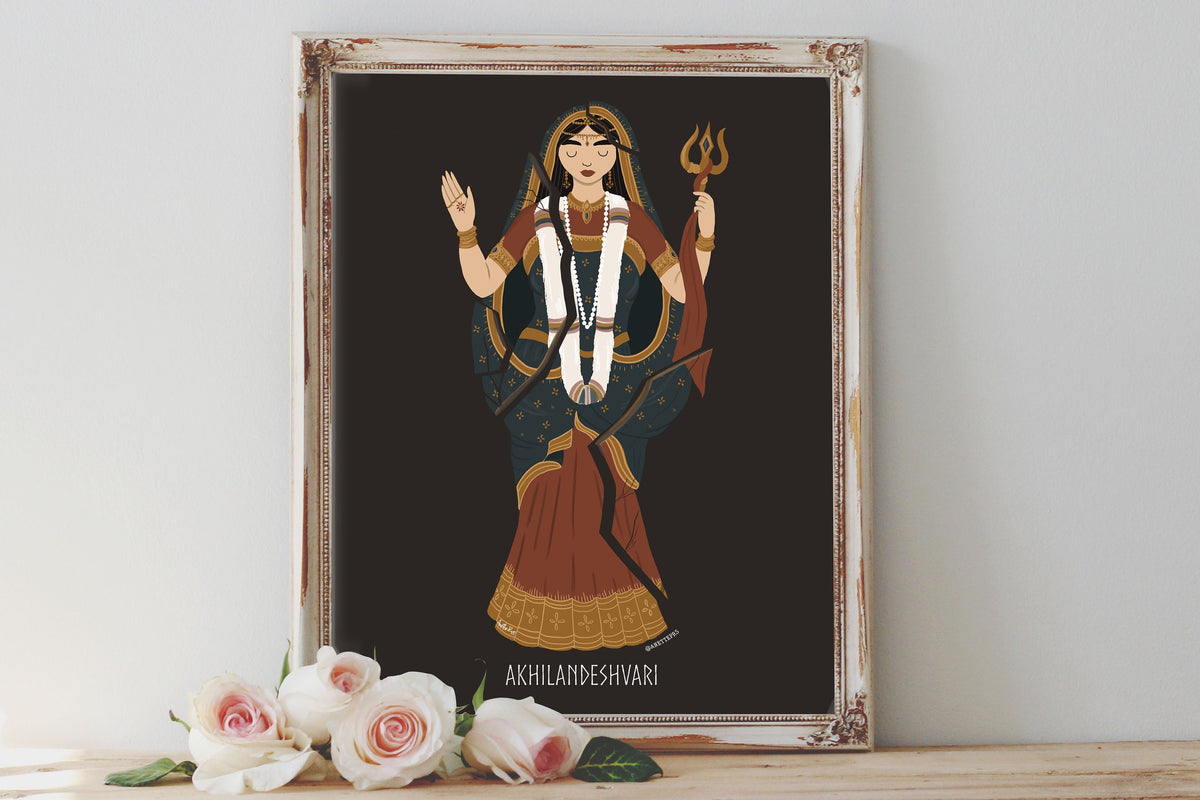 Akhilandeshvari Art Print – anetteprs